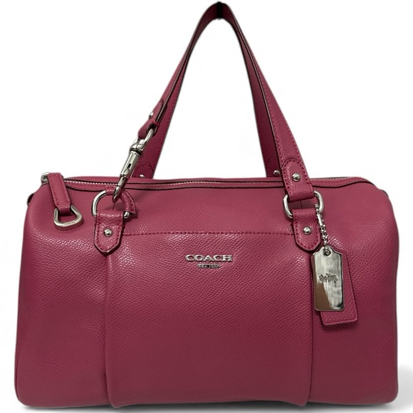 Coach | Bags | Coach Avery Satchel In Pink Leather | Poshmark
